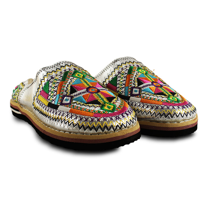 Babouche Femme : Babouches Femmes cuir véritable – Artisanat Shop